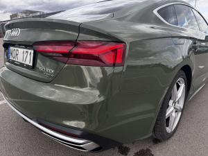 Green Audi A5 Sportback 2020 in Kaunas, with an engine capacity of 3.00 L and mileage of 109 thousand km for 32200 €, photo 13 on AUTOMOTO.COM.LV