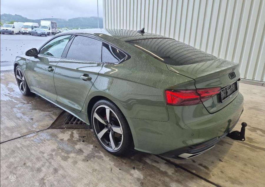 Зеленый Ауди A5 Sportback 2024 в Клайпеда, объемом двигателя 1.97 л и пробегом 64 тыс. км за 11300 €, фото 3 на AUTOMOTO.COM.LV