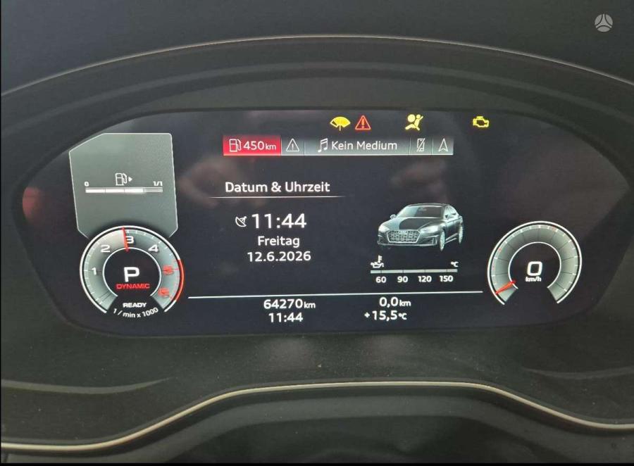 Зеленый Ауди A5 Sportback 2024 в Клайпеда, объемом двигателя 1.97 л и пробегом 64 тыс. км за 11300 €, фото 8 на AUTOMOTO.COM.LV
