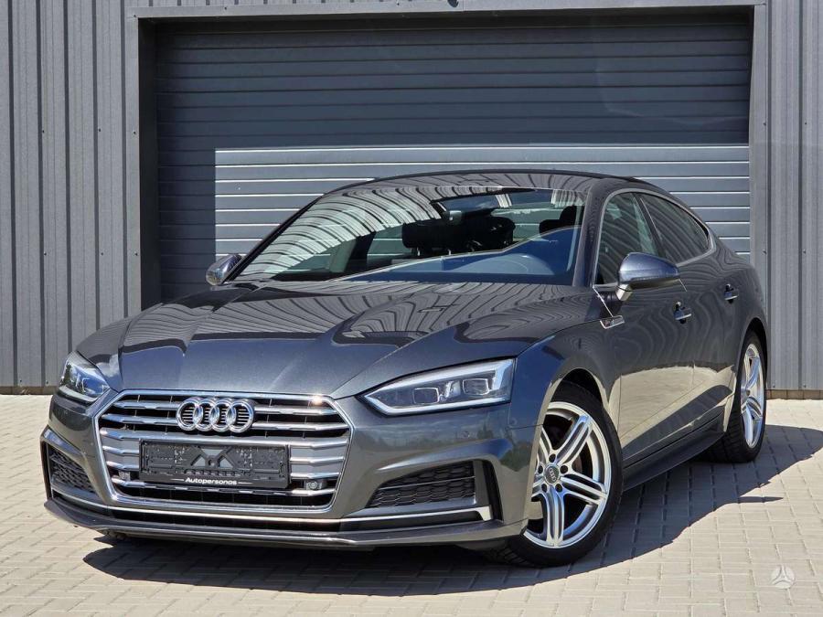 Grey Audi A5 Sportback 2017 in Kaunas, with an engine capacity of 2.00 L and mileage of 300 thousand km for 16750 €, photo 4 on AUTOMOTO.COM.LV