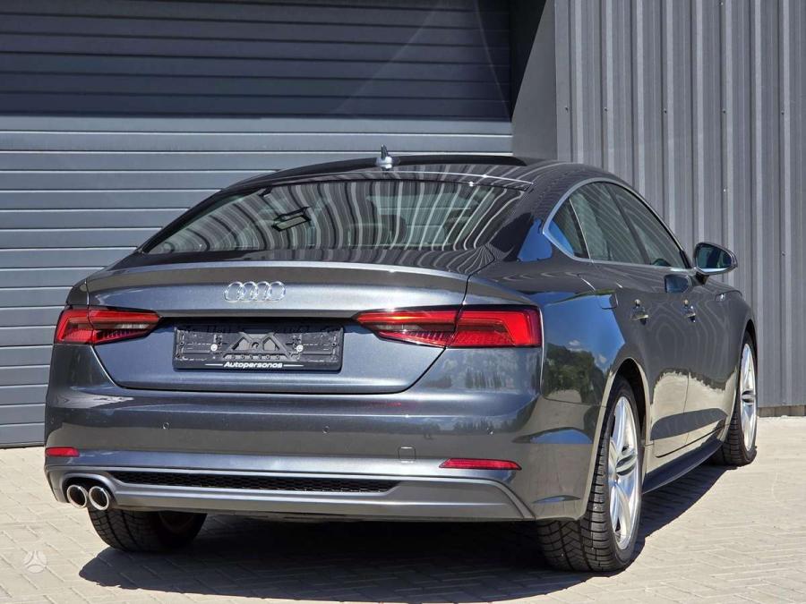 Grey Audi A5 Sportback 2017 in Kaunas, with an engine capacity of 2.00 L and mileage of 300 thousand km for 16750 €, photo 6 on AUTOMOTO.COM.LV