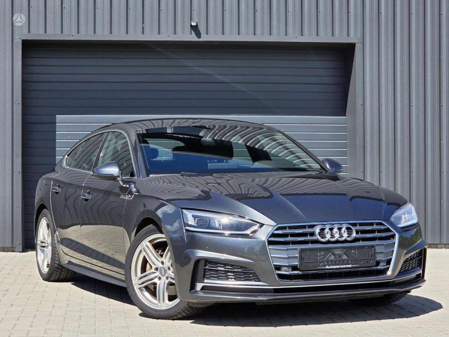 Grey Audi A5 Sportback 2017 in Kaunas, with an engine capacity of 2.00 L and mileage of 300 thousand km for 16750 €, photo 8 on AUTOMOTO.COM.LV