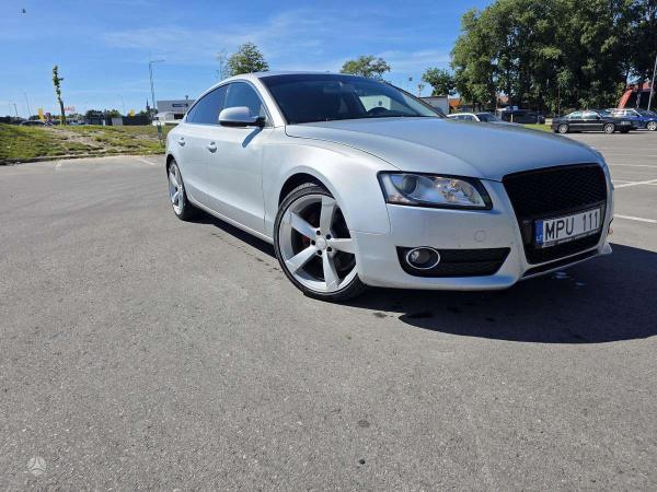 Grey Audi A5 Sportback 2009 in Kretinga, with an engine capacity of 2.70 L and mileage of 276 thousand km for 7600 €, photo 4 on AUTOMOTO.COM.LV