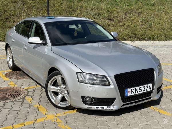 Pelēks Audi A5 Sportback 2009 Viļņa, ar dzinēja tilpumu 2.97 L un nobraukumu 357 tūkst. km par 5000 €, foto 1 vietnē AUTOMOTO.COM.LV