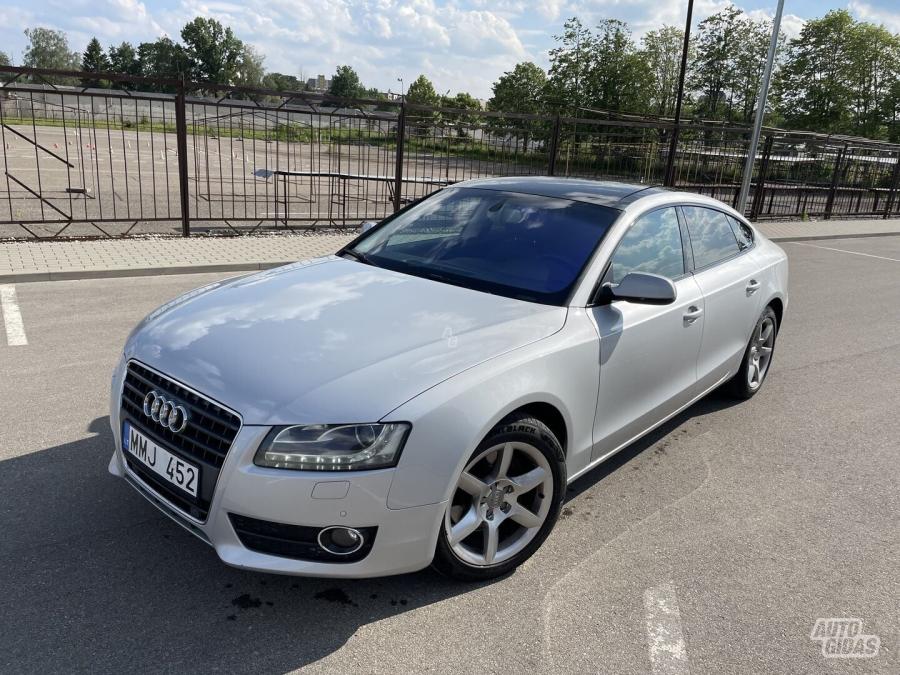 Pelēks Audi A5 Sportback 2010 Klaipėda, ar dzinēja tilpumu 2.70 L un nobraukumu 320 tūkst. km par 7700 €, foto 1 vietnē AUTOMOTO.COM.LV