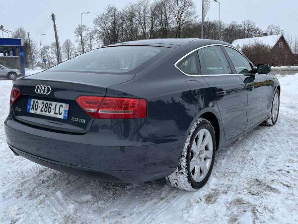 Grey Audi A5 Sportback 2010 in Taurage, with an engine capacity of 1.97 L and mileage of 292 thousand km for 6250 €, photo 5 on AUTOMOTO.COM.LV
