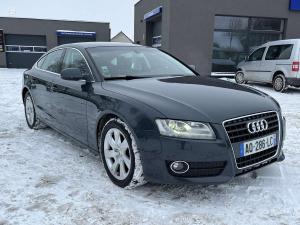 Grey Audi A5 Sportback 2010 in Taurage, with an engine capacity of 1.97 L and mileage of 292 thousand km for 6250 €, photo 7 on AUTOMOTO.COM.LV