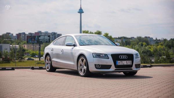 Серый Ауди A5 Sportback 2010 в Вильнюс, объемом двигателя 2.00 л и пробегом 345 тыс. км за 6300 €, фото 3 на AUTOMOTO.COM.LV