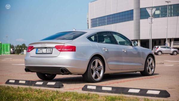 Серый Ауди A5 Sportback 2010 в Вильнюс, объемом двигателя 2.00 л и пробегом 345 тыс. км за 6300 €, фото 5 на AUTOMOTO.COM.LV