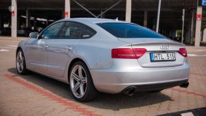 Серый Ауди A5 Sportback 2010 в Вильнюс, объемом двигателя 2.00 л и пробегом 345 тыс. км за 6300 €, фото 8 на AUTOMOTO.COM.LV