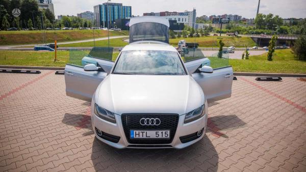 Серый Ауди A5 Sportback 2010 в Вильнюс, объемом двигателя 2.00 л и пробегом 345 тыс. км за 6300 €, фото 9 на AUTOMOTO.COM.LV