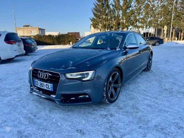 Grey Audi A5 Sportback 2012 in Taurage, with an engine capacity of 1.97 L and mileage of 240 thousand km for 8800 €, photo 1 on AUTOMOTO.COM.LV
