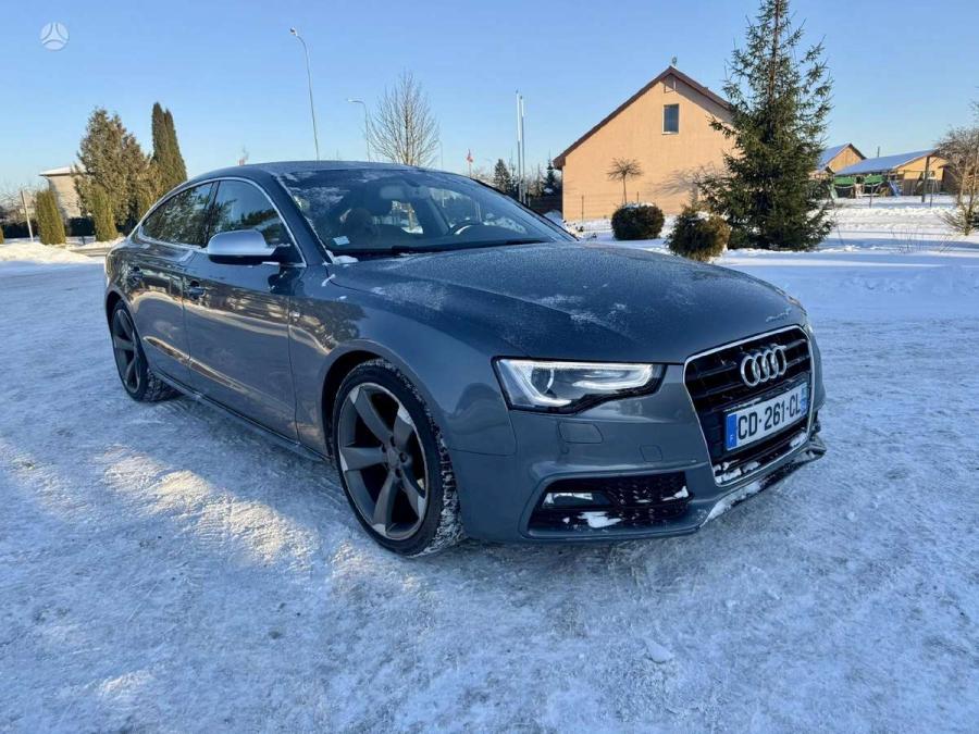 Серый Ауди A5 Sportback 2012 в Таураге, объемом двигателя 1.97 л и пробегом 240 тыс. км за 8800 €, фото 10 на AUTOMOTO.COM.LV