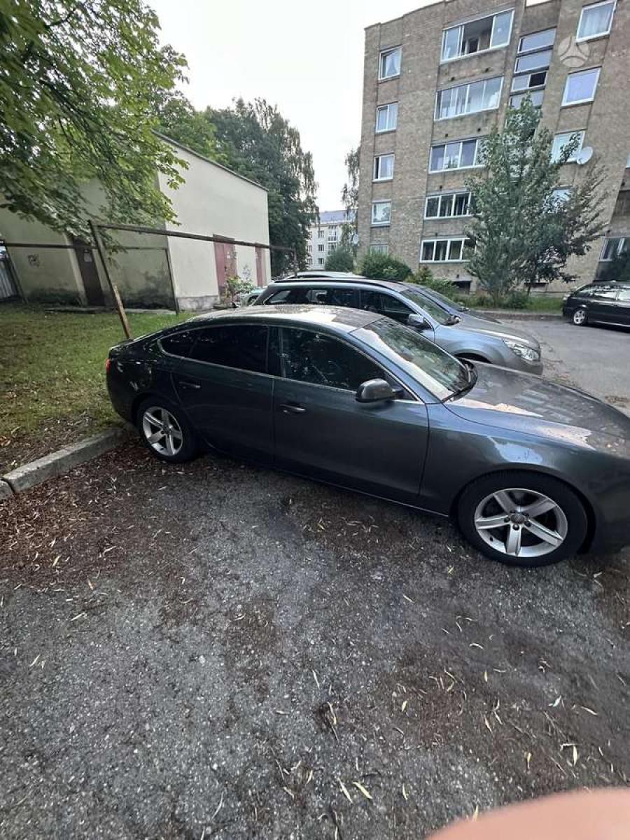 Grey Audi A5 Sportback 2012 in Vilnius, with an engine capacity of 1.80 L and mileage of 217 thousand km for 8200 €, photo 4 on AUTOMOTO.COM.LV