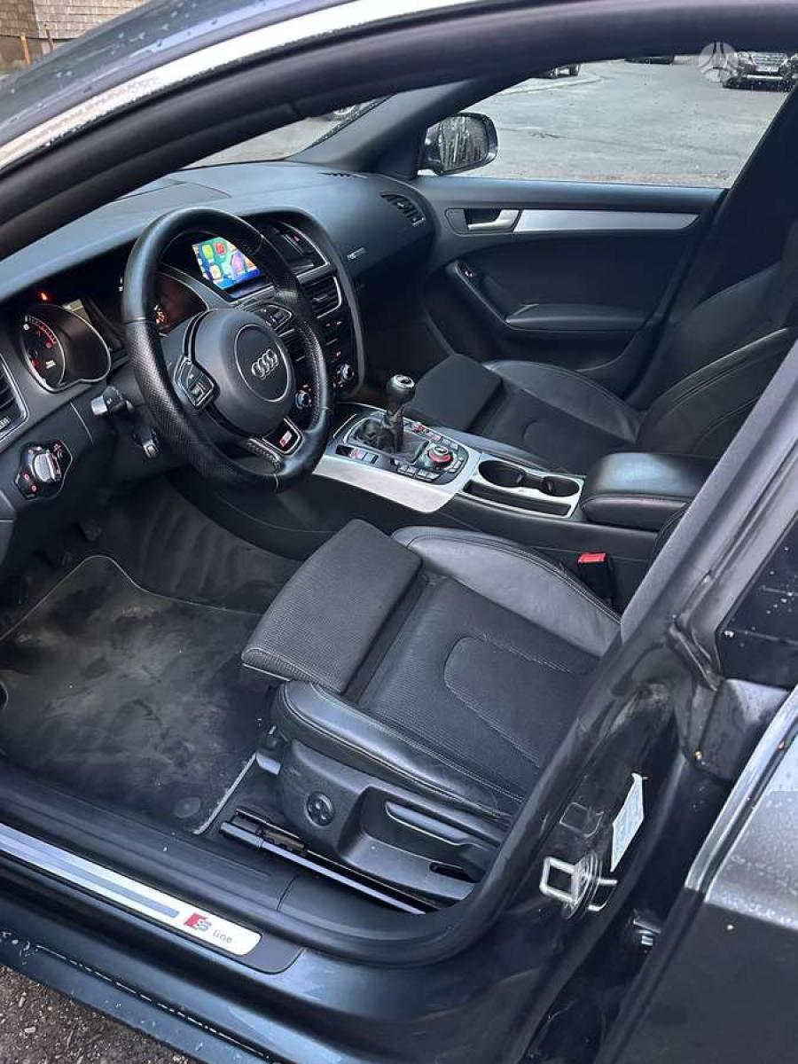 Grey Audi A5 Sportback 2012 in Vilnius, with an engine capacity of 1.80 L and mileage of 217 thousand km for 8200 €, photo 12 on AUTOMOTO.COM.LV