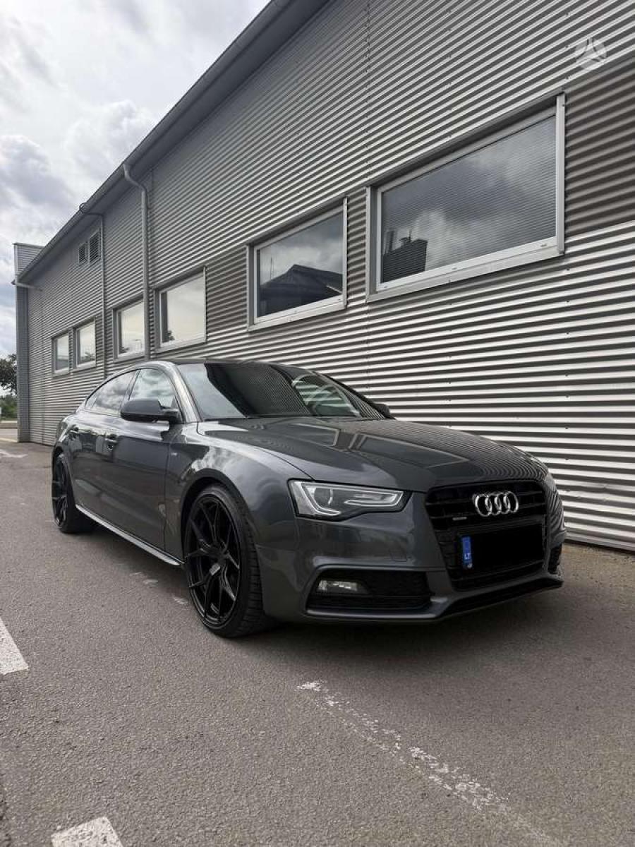 Pelēks Audi A5 Sportback 2012 Šauļi, ar dzinēja tilpumu 2.97 L un nobraukumu 274 tūkst. km par 11000 €, foto 1 vietnē AUTOMOTO.COM.LV