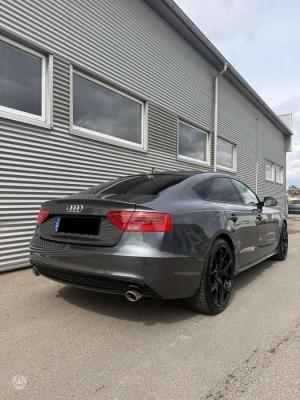 Pelēks Audi A5 Sportback 2012 Šauļi, ar dzinēja tilpumu 2.97 L un nobraukumu 274 tūkst. km par 11000 €, foto 4 vietnē AUTOMOTO.COM.LV