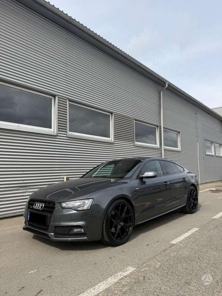Pelēks Audi A5 Sportback 2012 Šauļi, ar dzinēja tilpumu 2.97 L un nobraukumu 274 tūkst. km par 11000 €, foto 8 vietnē AUTOMOTO.COM.LV