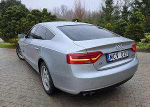 Pelēks Audi A5 Sportback 2013 Utena, ar dzinēja tilpumu 1.97 L un nobraukumu 288 tūkst. km par 6400 €, foto 3 vietnē AUTOMOTO.COM.LV