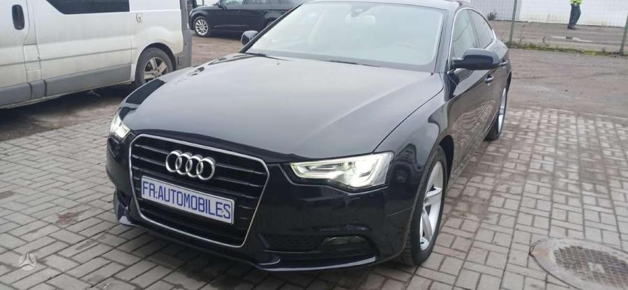 Grey Audi A5 Sportback 2013 in Taurage, with an engine capacity of 1.97 L and mileage of 122 thousand km for 9800 €, photo 4 on AUTOMOTO.COM.LV