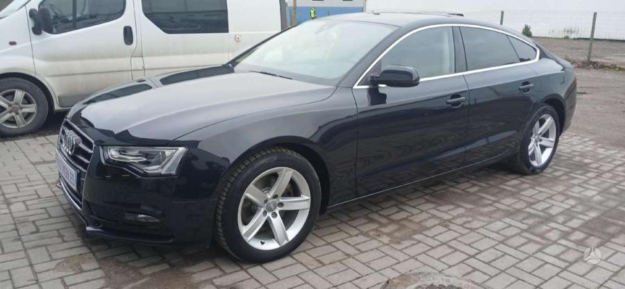 Grey Audi A5 Sportback 2013 in Taurage, with an engine capacity of 1.97 L and mileage of 122 thousand km for 9800 €, photo 13 on AUTOMOTO.COM.LV