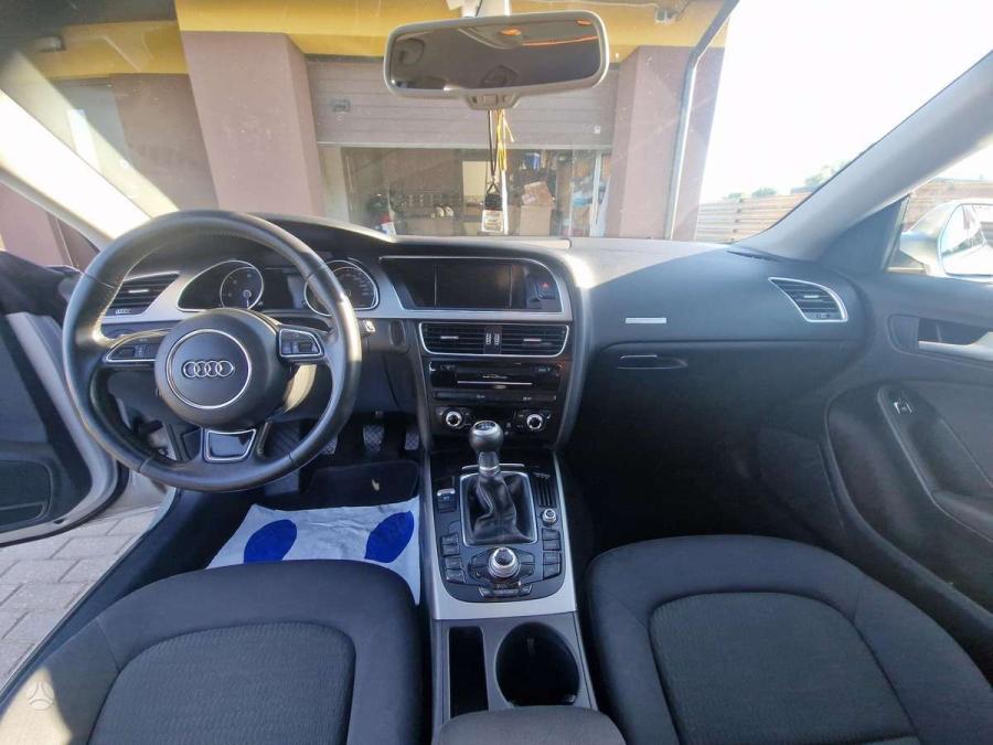 Pelēks Audi A5 Sportback 2013 Kauņa, ar dzinēja tilpumu 1.97 L un nobraukumu 321 tūkst. km par 10000 €, foto 9 vietnē AUTOMOTO.COM.LV