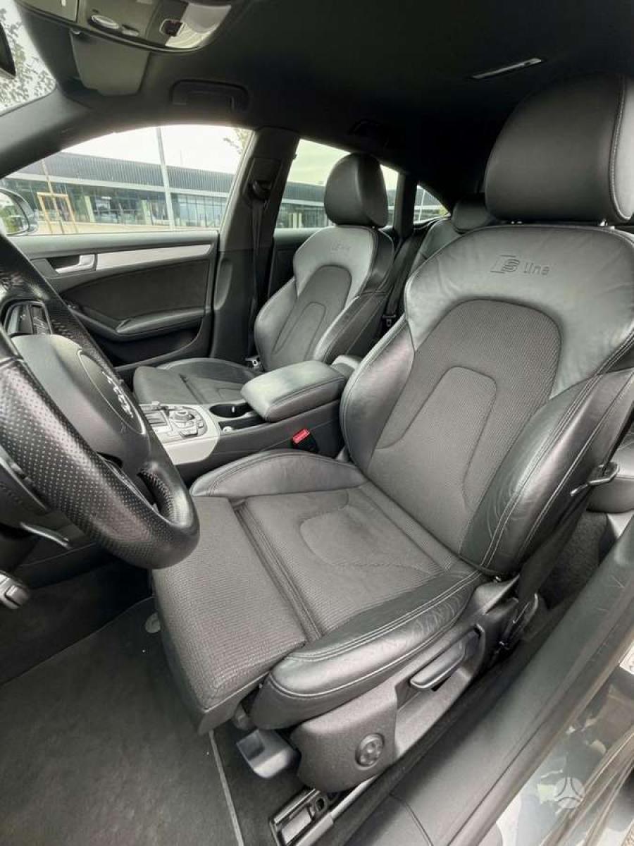 Pelēks Audi A5 Sportback 2013 Kauņa, ar dzinēja tilpumu 1.97 L un nobraukumu 345 tūkst. km par 8850 €, foto 7 vietnē AUTOMOTO.COM.LV