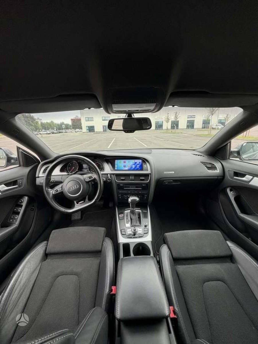 Pelēks Audi A5 Sportback 2013 Kauņa, ar dzinēja tilpumu 1.97 L un nobraukumu 345 tūkst. km par 8850 €, foto 8 vietnē AUTOMOTO.COM.LV