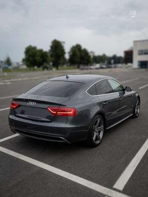 Pelēks Audi A5 Sportback 2013 Kauņa, ar dzinēja tilpumu 1.97 L un nobraukumu 345 tūkst. km par 8850 €, foto 9 vietnē AUTOMOTO.COM.LV