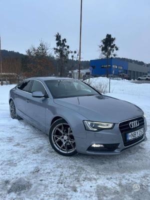 Серый Ауди A5 Sportback 2014 в Каунас, объемом двигателя 2.97 л и пробегом 247 тыс. км за 12200 €, фото  на AUTOMOTO.COM.LV