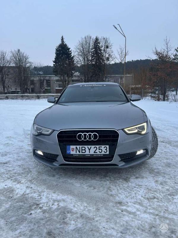 Pelēks Audi A5 Sportback 2014 Kauņa, ar dzinēja tilpumu 2.97 L un nobraukumu 247 tūkst. km par 12200 €, foto 3 vietnē AUTOMOTO.COM.LV