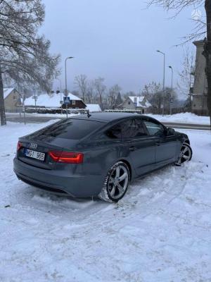 Pelēks Audi A5 Sportback 2014 Ukmergė, ar dzinēja tilpumu 1.97 L un nobraukumu 128 tūkst. km par 13500 €, foto 5 vietnē AUTOMOTO.COM.LV