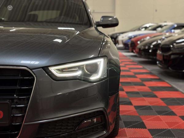 Grey Audi A5 Sportback 2014 in Vilnius, with an engine capacity of 1.96 L and mileage of 233 thousand km for 7990 €, photo 7 on AUTOMOTO.COM.LV