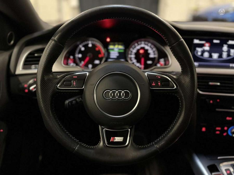 Серый Ауди A5 Sportback 2014 в Вильнюс, объемом двигателя 1.96 л и пробегом 233 тыс. км за 7990 €, фото 20 на AUTOMOTO.COM.LV