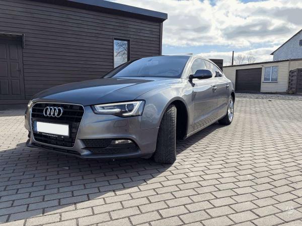 Серый Ауди A5 Sportback 2014 в Каунас, объемом двигателя 1.96 л и пробегом 253 тыс. км за 10500 €, фото 1 на AUTOMOTO.COM.LV