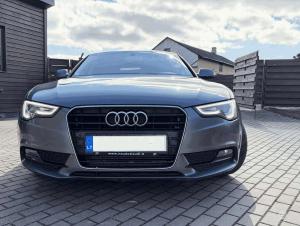 Grey Audi A5 Sportback 2014 in Kaunas, with an engine capacity of 1.96 L and mileage of 253 thousand km for 10500 €, photo 3 on AUTOMOTO.COM.LV