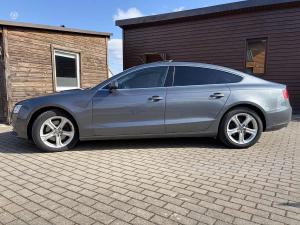 Grey Audi A5 Sportback 2014 in Kaunas, with an engine capacity of 1.96 L and mileage of 253 thousand km for 10500 €, photo 7 on AUTOMOTO.COM.LV
