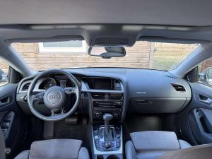 Grey Audi A5 Sportback 2014 in Kaunas, with an engine capacity of 1.96 L and mileage of 253 thousand km for 10500 €, photo 15 on AUTOMOTO.COM.LV