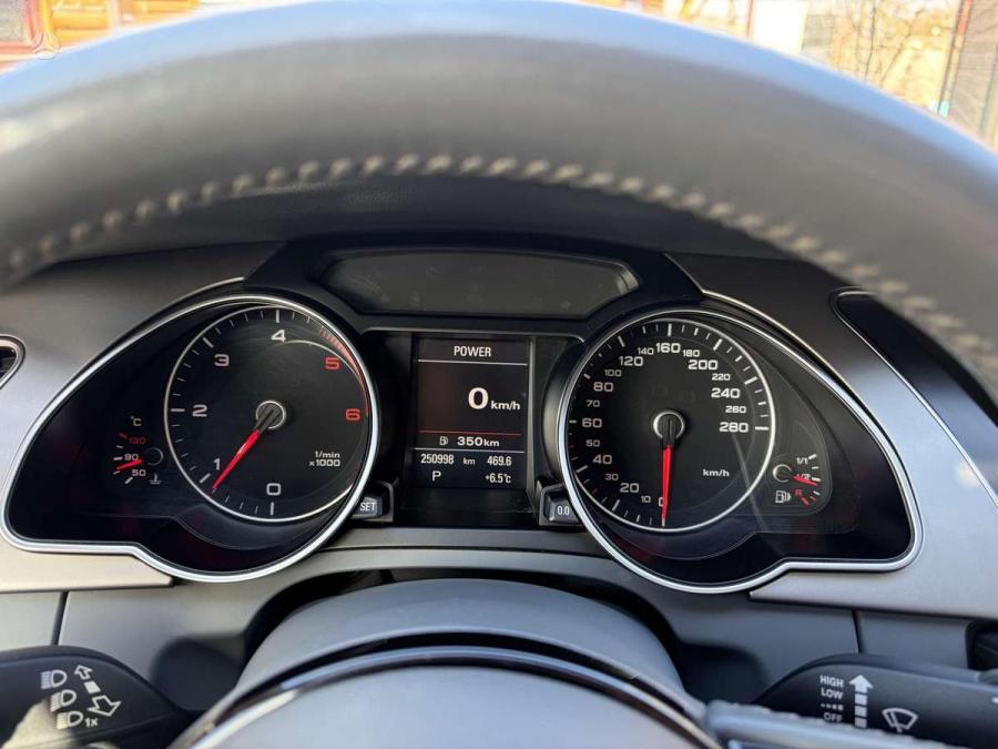 Grey Audi A5 Sportback 2014 in Kaunas, with an engine capacity of 1.96 L and mileage of 253 thousand km for 10500 €, photo 18 on AUTOMOTO.COM.LV
