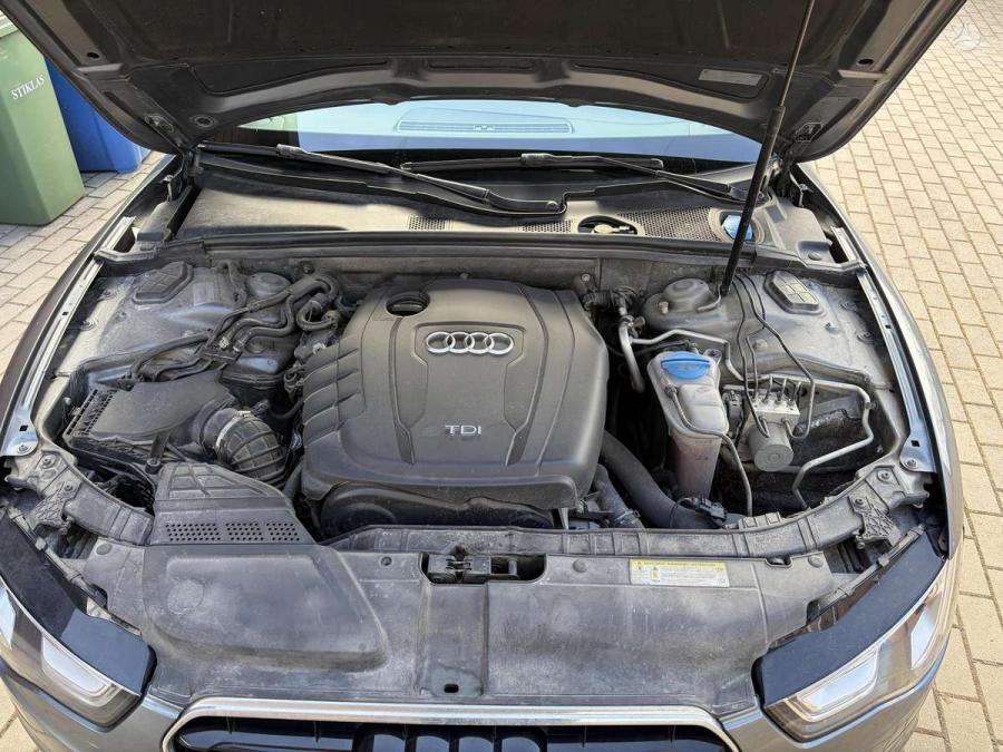 Grey Audi A5 Sportback 2014 in Kaunas, with an engine capacity of 1.96 L and mileage of 253 thousand km for 10500 €, photo 28 on AUTOMOTO.COM.LV
