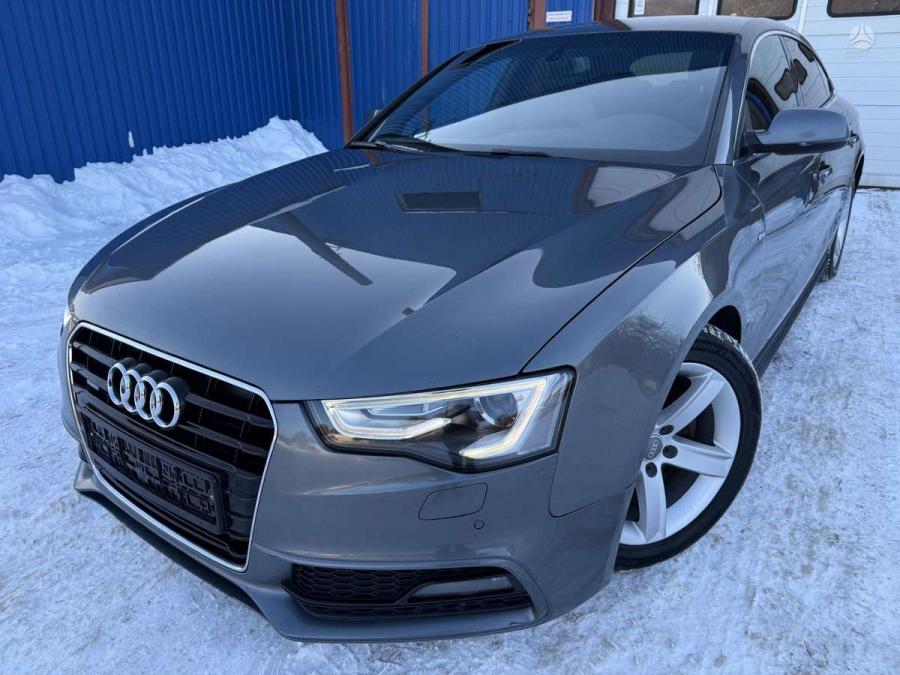 Pelēks Audi A5 Sportback 2016 Prienai, ar dzinēja tilpumu 1.97 L un nobraukumu 201 tūkst. km par 11750 €, foto 5 vietnē AUTOMOTO.COM.LV