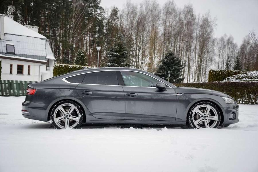 Серый Ауди A5 Sportback 2017 в Электренай, объемом двигателя 1.97 л и пробегом 217 тыс. км за 19300 €, фото 8 на AUTOMOTO.COM.LV