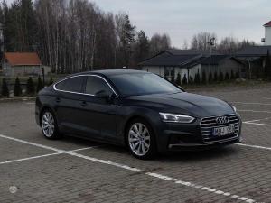 Pelēks Audi A5 Sportback 2017 Viļņa, ar dzinēja tilpumu 2.97 L un nobraukumu 243 tūkst. km par 17000 €, foto  vietnē AUTOMOTO.COM.LV