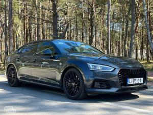 Grey Audi A5 Sportback 2017 in Klaipeda, with an engine capacity of 2.00 L and mileage of 160 thousand km for 18000 €, photo 4 on AUTOMOTO.COM.LV