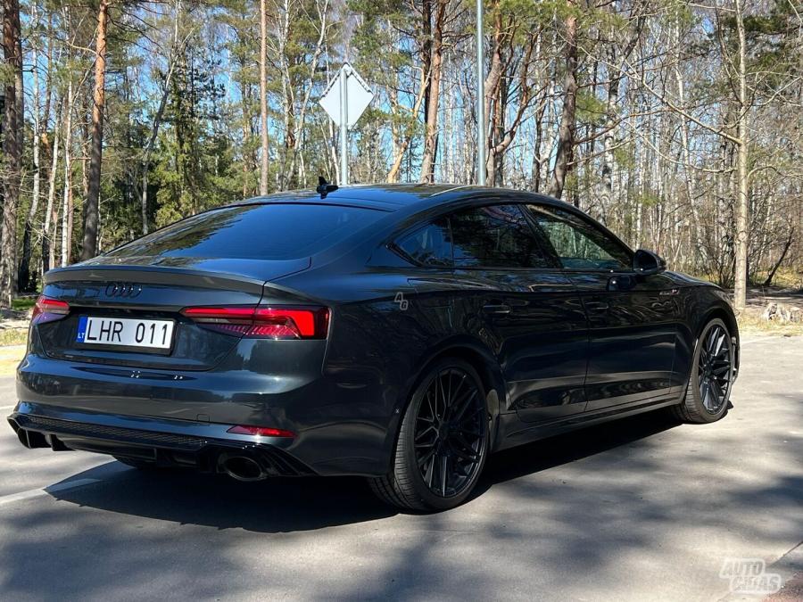 Grey Audi A5 Sportback 2017 in Klaipeda, with an engine capacity of 2.00 L and mileage of 160 thousand km for 18000 €, photo 5 on AUTOMOTO.COM.LV