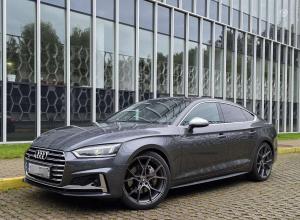 Pelēks Audi A5 Sportback 2017 Viļņa, ar dzinēja tilpumu 1.98 L un nobraukumu 189 tūkst. km par 13700 €, foto  vietnē AUTOMOTO.COM.LV