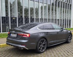 Pelēks Audi A5 Sportback 2017 Viļņa, ar dzinēja tilpumu 1.98 L un nobraukumu 189 tūkst. km par 13700 €, foto 6 vietnē AUTOMOTO.COM.LV