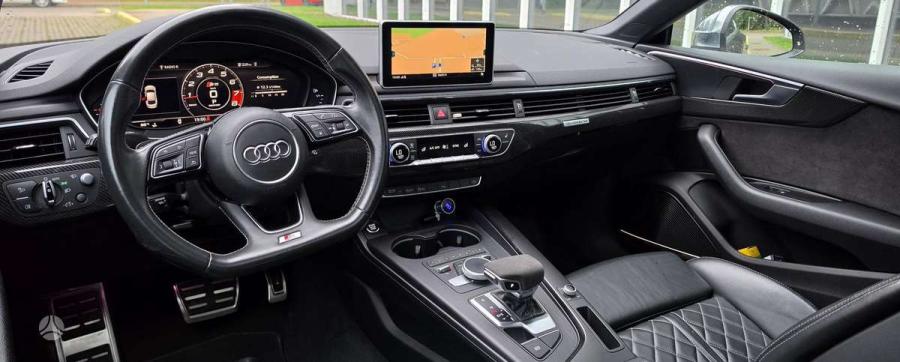 Pelēks Audi A5 Sportback 2017 Viļņa, ar dzinēja tilpumu 1.98 L un nobraukumu 189 tūkst. km par 13700 €, foto 10 vietnē AUTOMOTO.COM.LV