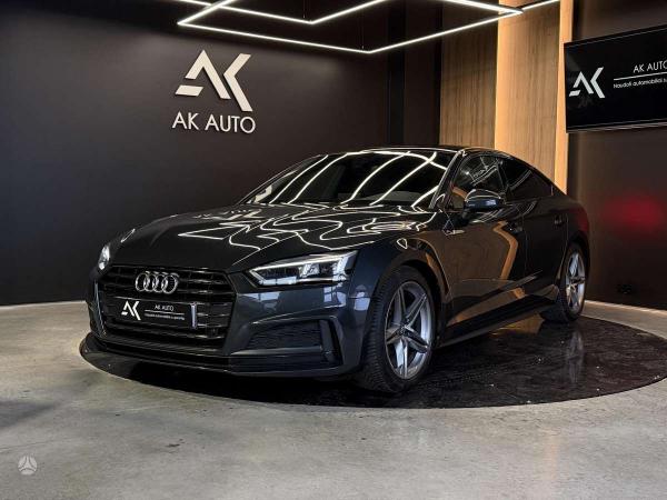 Pelēks Audi A5 Sportback 2018 Kauņa, ar dzinēja tilpumu 1.97 L un nobraukumu 189 tūkst. km par 16990 €, foto 6 vietnē AUTOMOTO.COM.LV