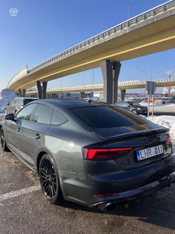 Pelēks Audi A5 Sportback 2018 Klaipėda, ar dzinēja tilpumu 1.98 L un nobraukumu 150 tūkst. km par 21500 €, foto 3 vietnē AUTOMOTO.COM.LV